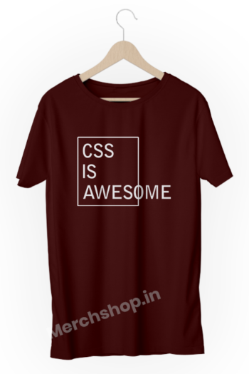 Web Developer CSS Is Awesome Funny Coding - Programmer Tshirt - MerchShop
