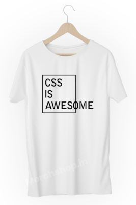 Web Developer CSS Is Awesome Funny Coding - Programmer Tshirt - MerchShop
